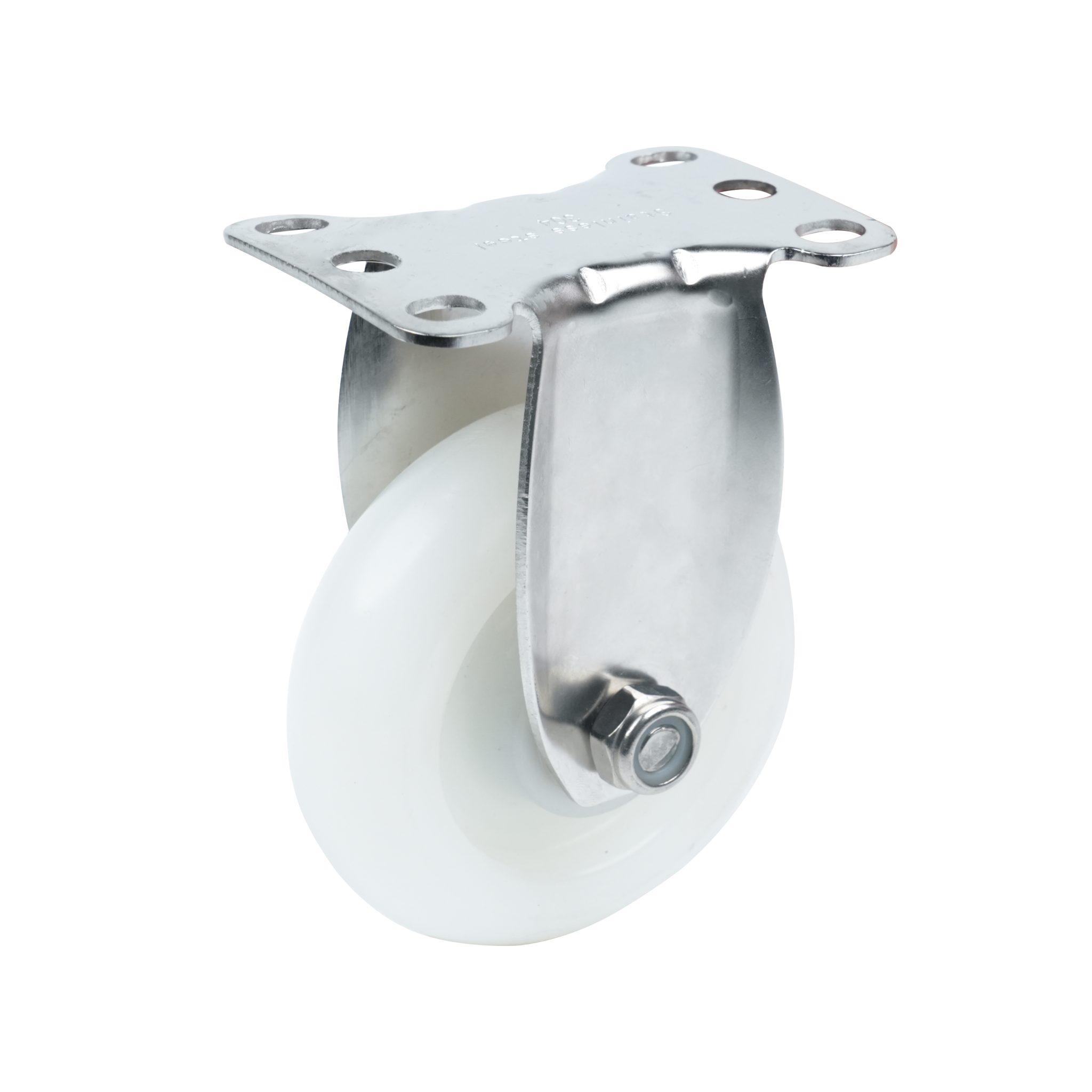 4"Stainless Steel Nylon Rigid Caster - Target Casters