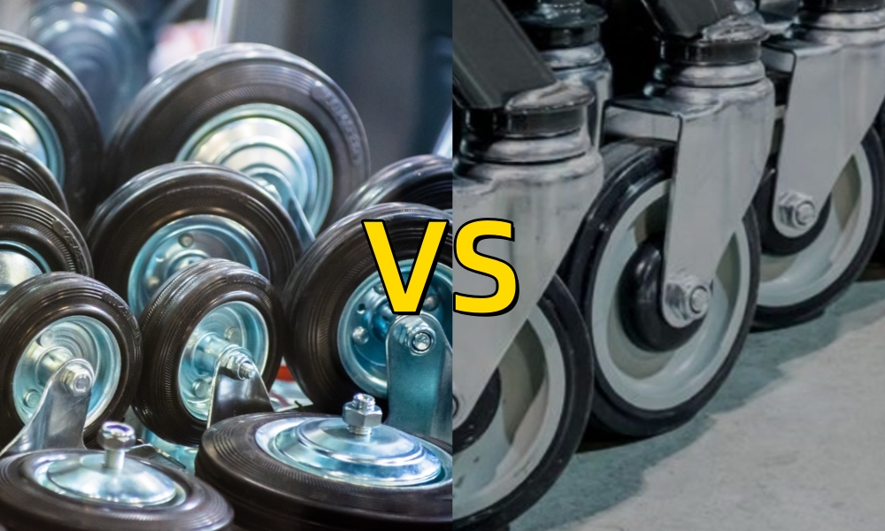 Polyurethane vs Rubber Casters: Which Suits You Better?