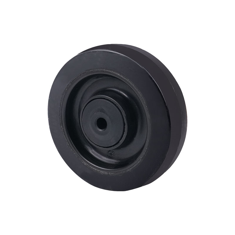 5" Rubber Black Silent Wheel - Target Casters